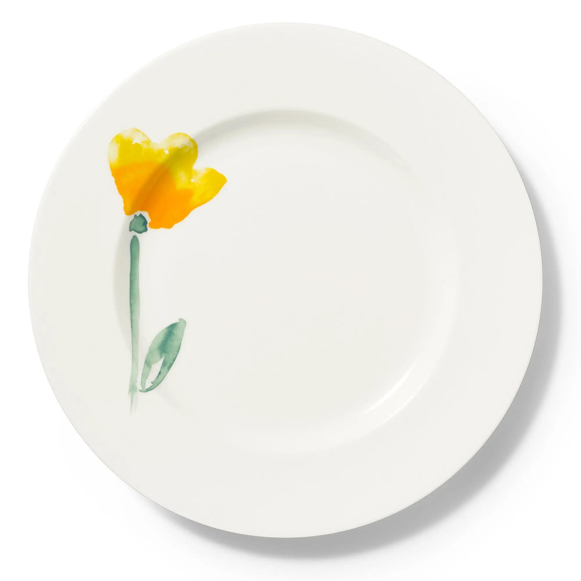 Impression (Yellow Flower) - Dinner Plate 11in | 28cm (Ø) - JANGEORGe ...