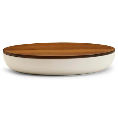 VVD Pottery - Ceramic 30x5cm with 1cm Walnut Lid (3051) – JANGEORGe ...