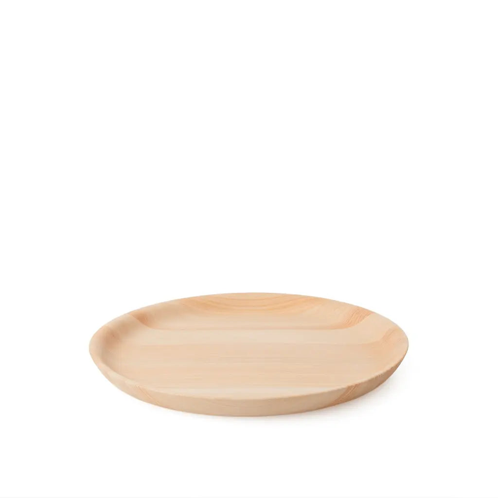 Japanese Cypress Plate L - 8.9x.8in | 22x2cm (ØxH) – JANGEORGe ...