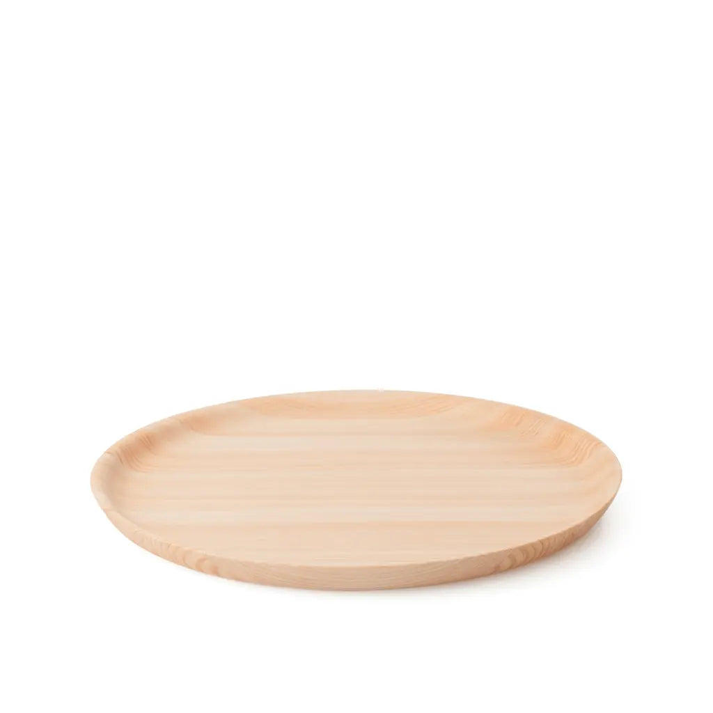 Japanese Cypress Plate LL - 11.8x.8in | 30x2cm (ØxH) (112) - JANGEORGe ...