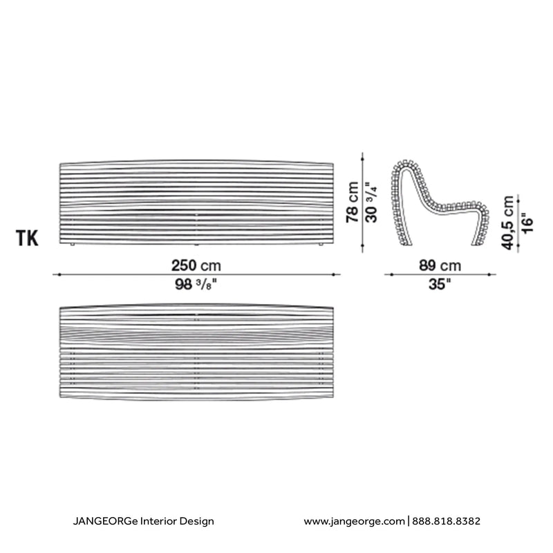 Titikaka Bench - JANGEORGe Interiors & Furniture